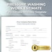 Pressure Washing Estimate Template - Editable Word & Printable PDF ...
