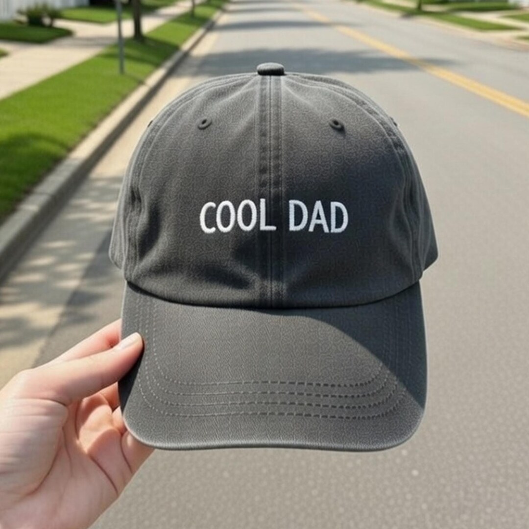 Custom Cool Dad Embroidered Hat, Personalized Fatherhood Statement Cap ...
