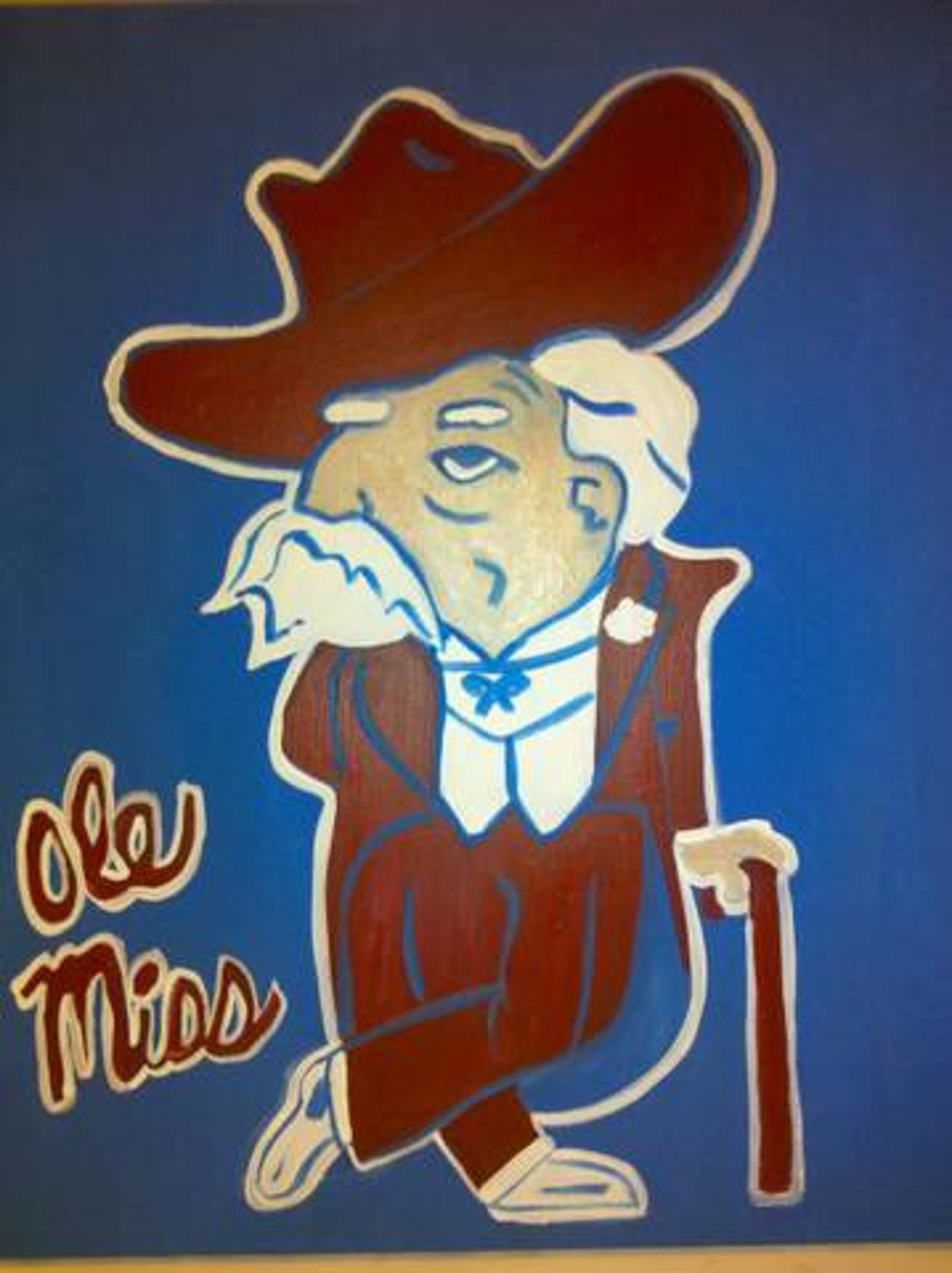 Ole Miss Colonel Rebel - Commission to Paint 16x20 - Etsy