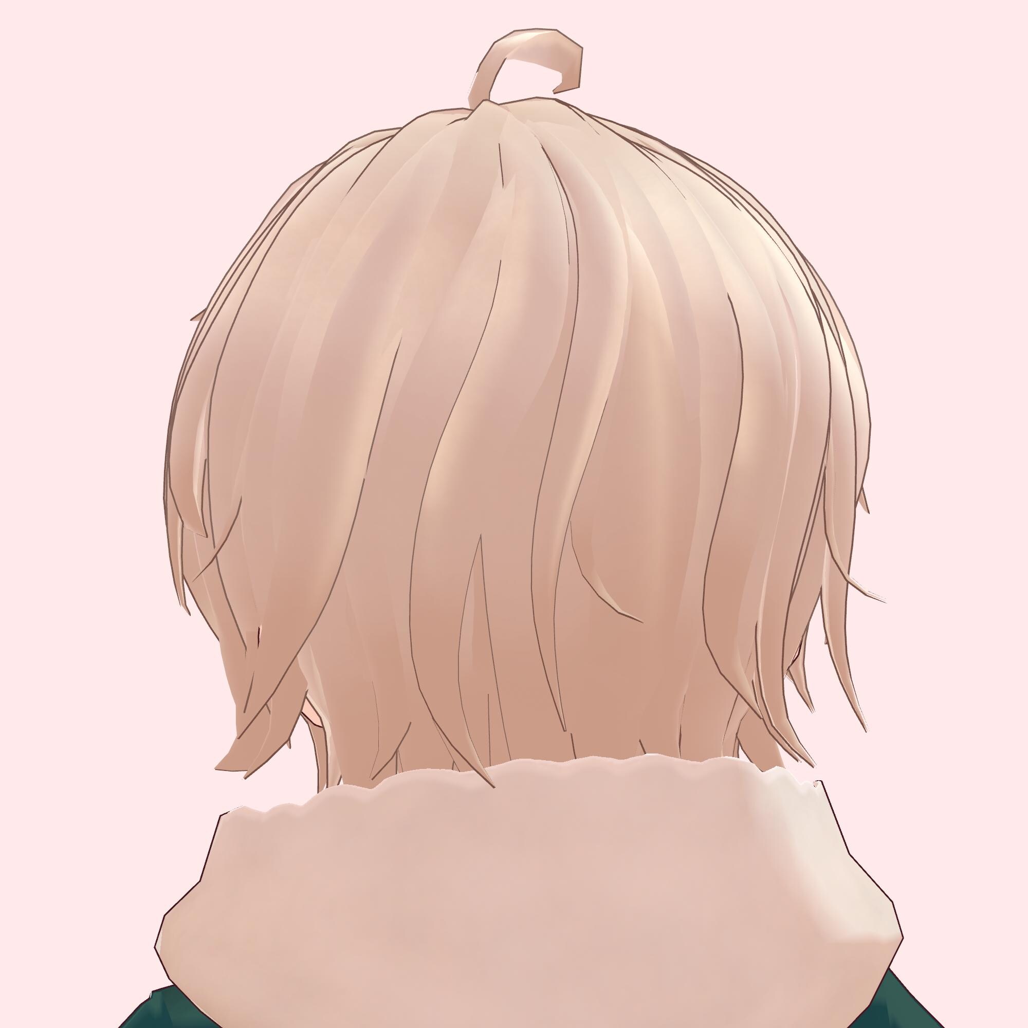 Vroid Hairstyle + Texture – “curly Short” (rigged & Ready) - Etsy