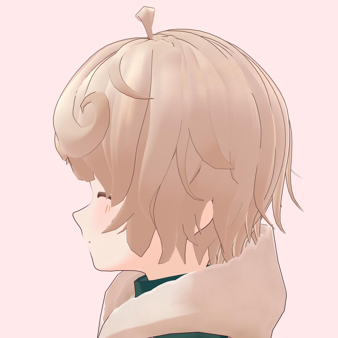 Vroid Hairstyle + Texture – “curly Short” (rigged & Ready) - Etsy