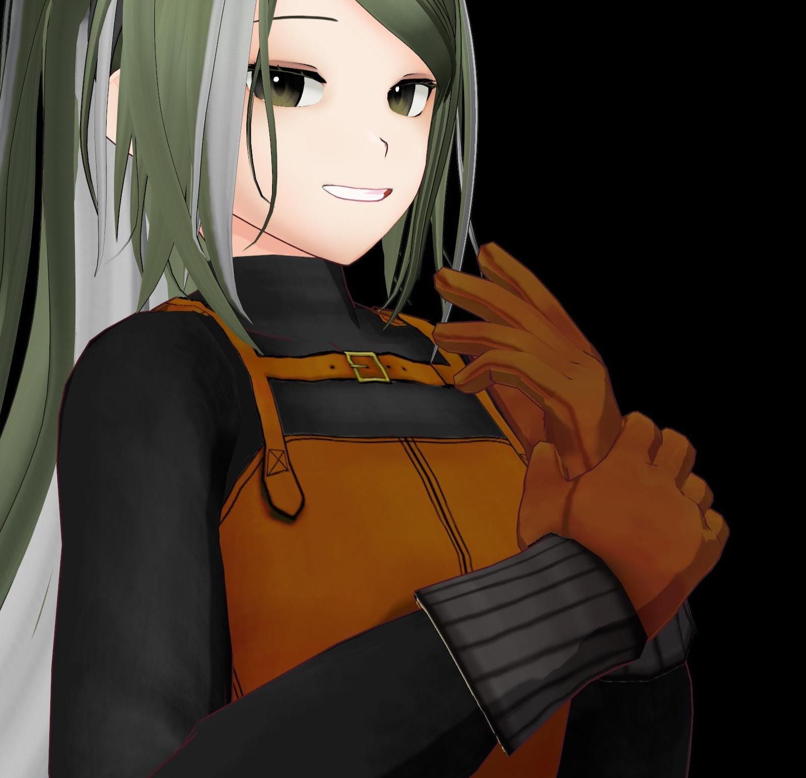 Vroid Outfit – “worn Leather Engineer Boots” + Bonus Gloves (unisex ...