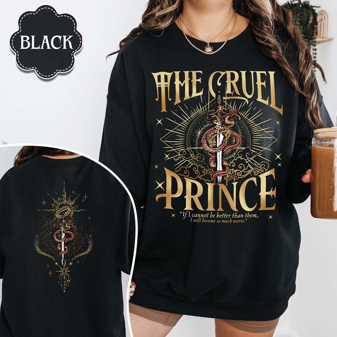 The Cruel Prince Sweatshirt, Cruel Royalty, Folk of the Air Merch ...