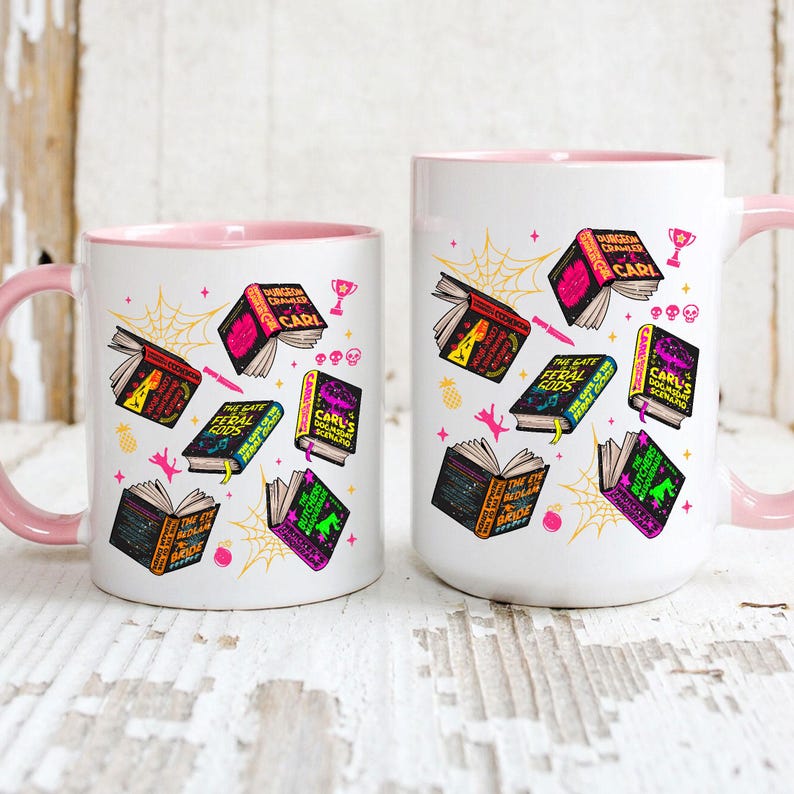 Dungeon Crawler Carl Book Series Ceramic Mug 2-sided, DDC Coffee Mug ...