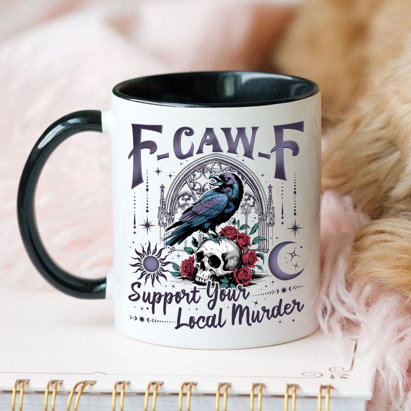 F Caw F Coffee Mug - Etsy