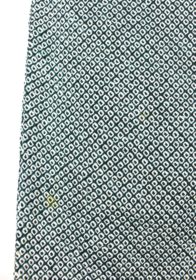 For Remakes! Vintage Japanese Silk Kimono Fabric – Full Shibori Tie-dye ...