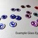 16mm Evil Eye Pairs Digital Collage Sheet Circles - Doll Eyes ...