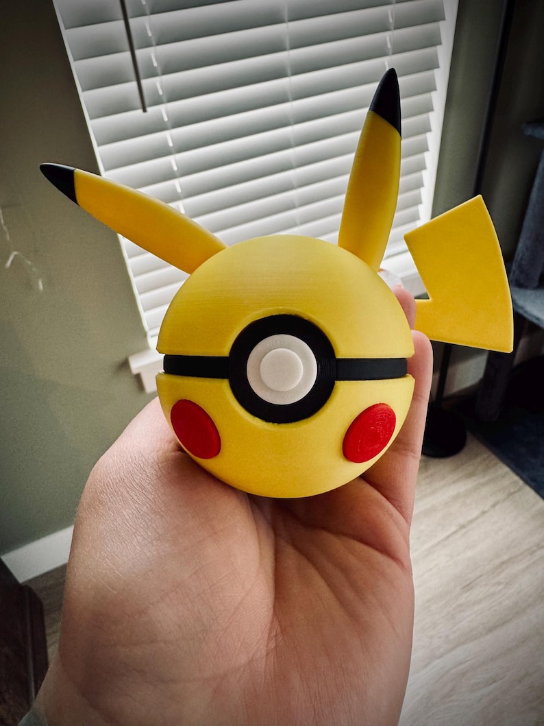 3D Printed Pokemon Ball - Etsy