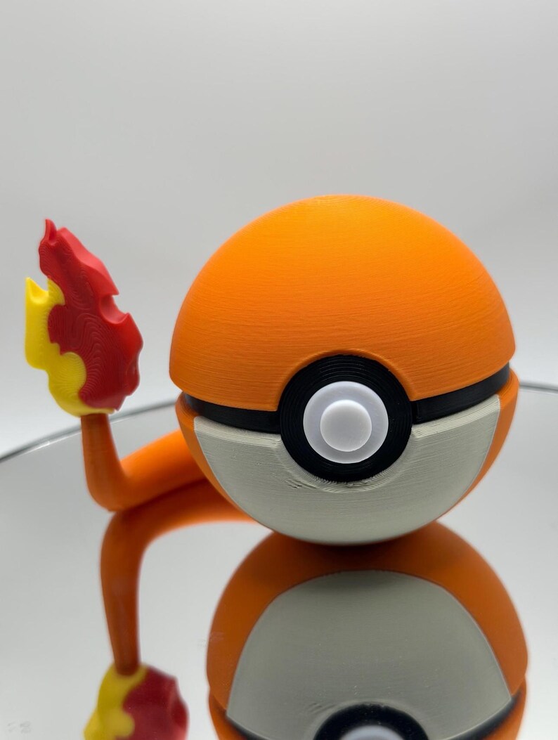 3D Printed Pokemon Ball - Etsy