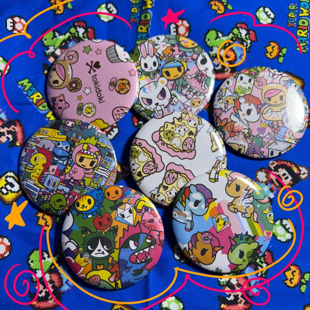 Mystery Tokidoki Decora Pins ! 2.25 Inch - Etsy
