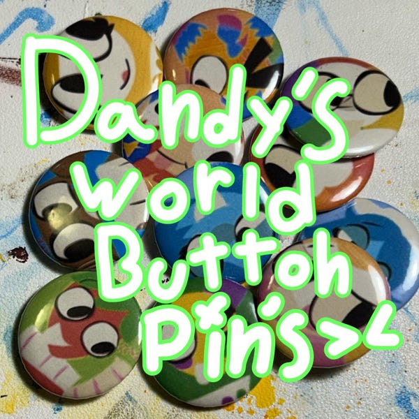 Dandy World Pins - Etsy