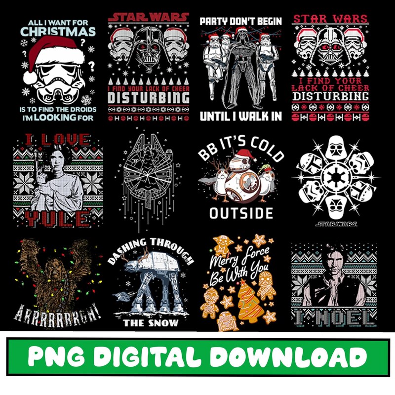 Starwars Dtf Designs - Etsy