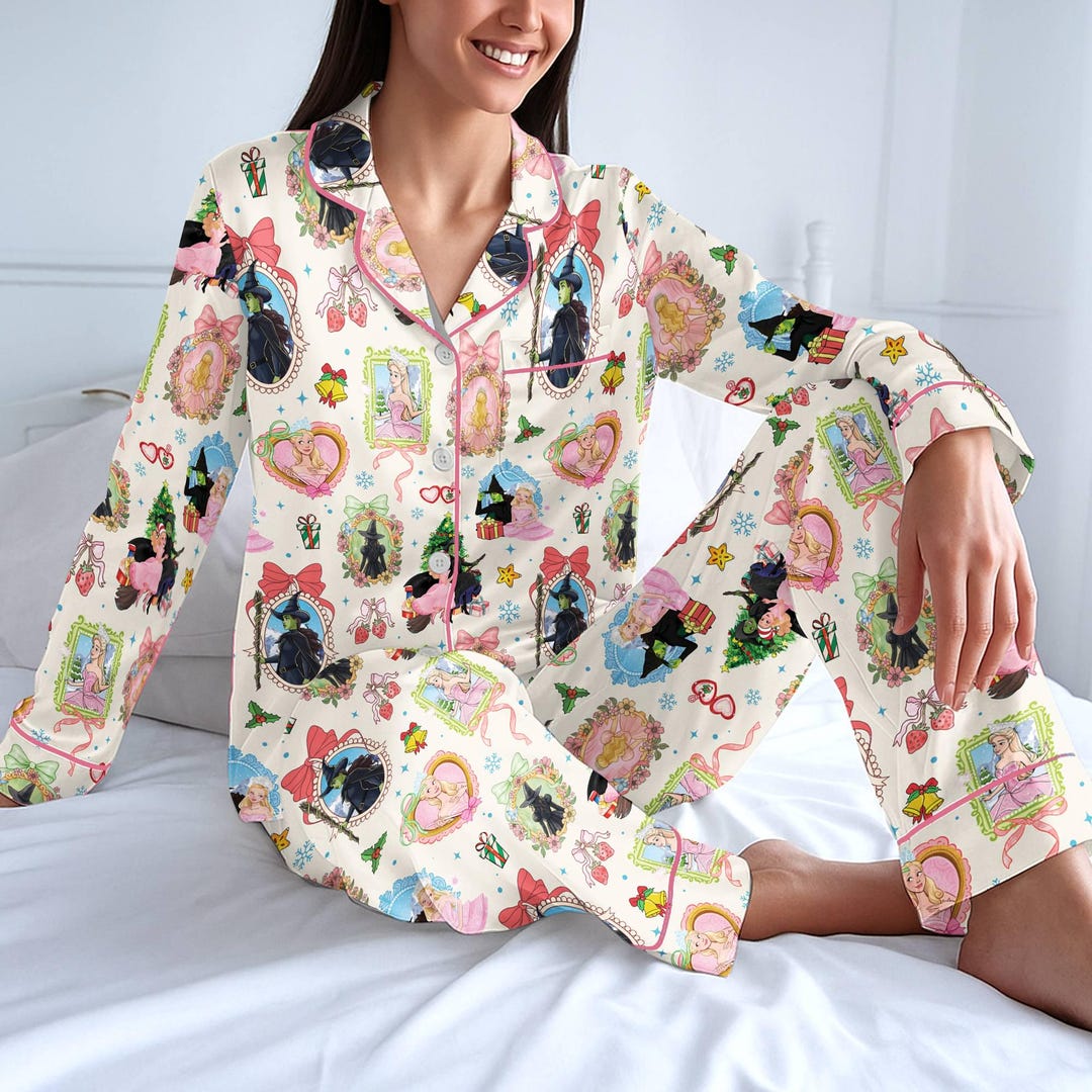 Wicked Movie Pajamas Set Wicked Changed for Good Pajamas Wicked Glinda ...