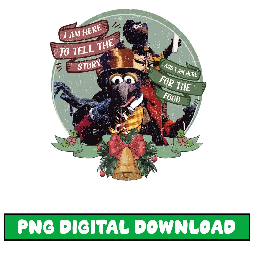 Retro the Muppet Christmas Carol Group Shot PNG, I Am Here to Tell the ...