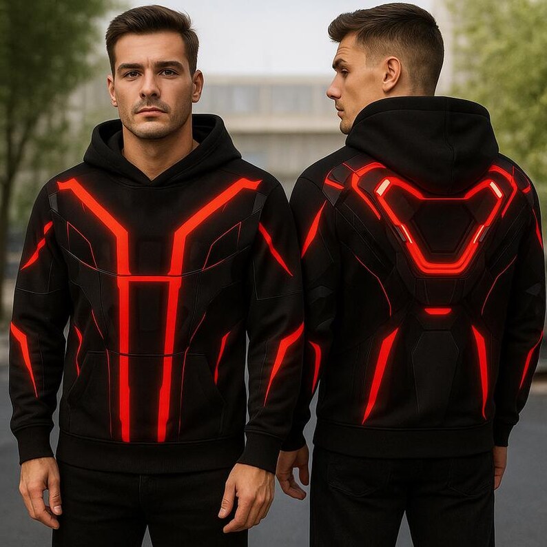 Disneyland Tron Ares Costume Sweatshirt Hoodie, Tron Ares Halloween ...