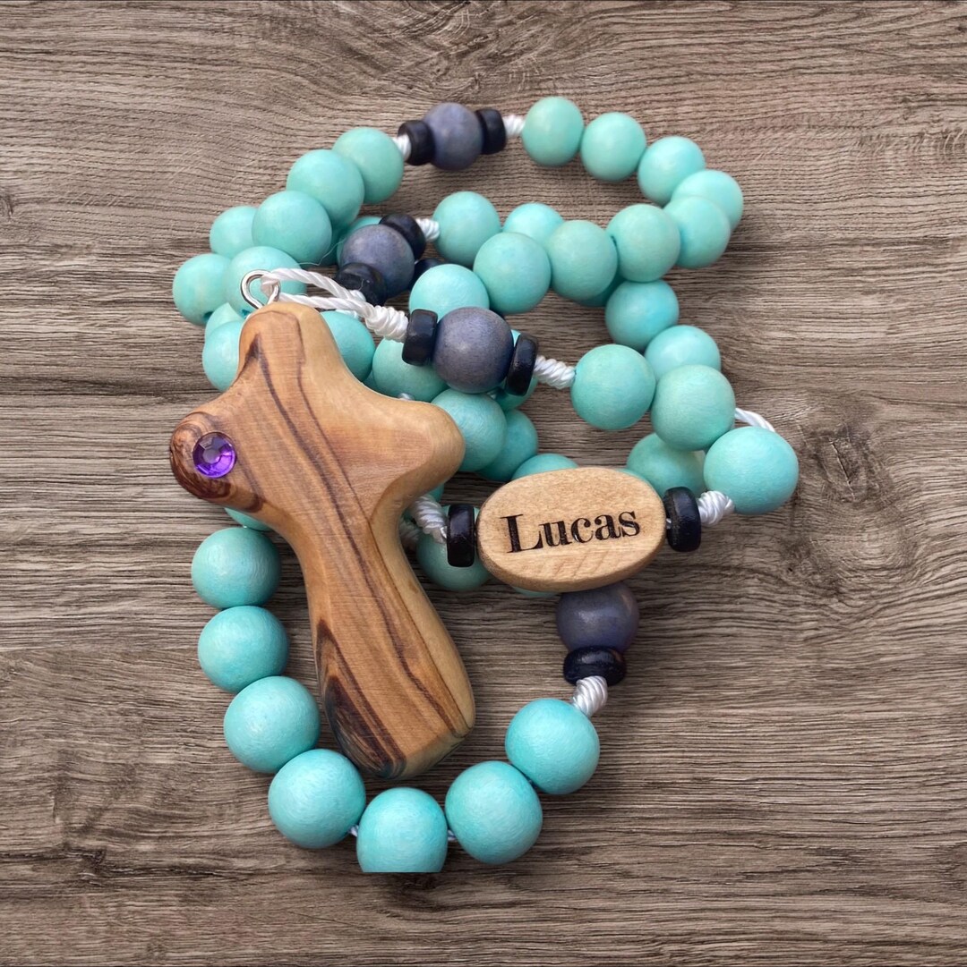 The Chosen Catholic Rosary for Children, Personalized Rosary With ...