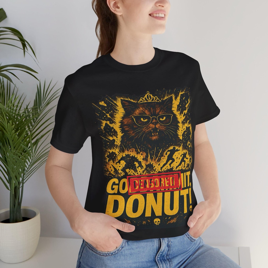 Goddammit, Donut! | Dungeon Crawler Carl Shirt | Funny Litrpg Cat Tee ...