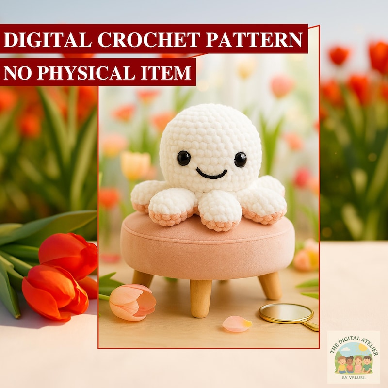 Octopus Toy Template - Etsy