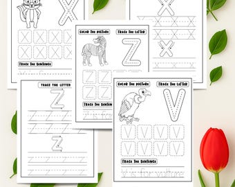 ABC Tracing Worksheet | Alphabet Handwriting Practice Printable Pack ...