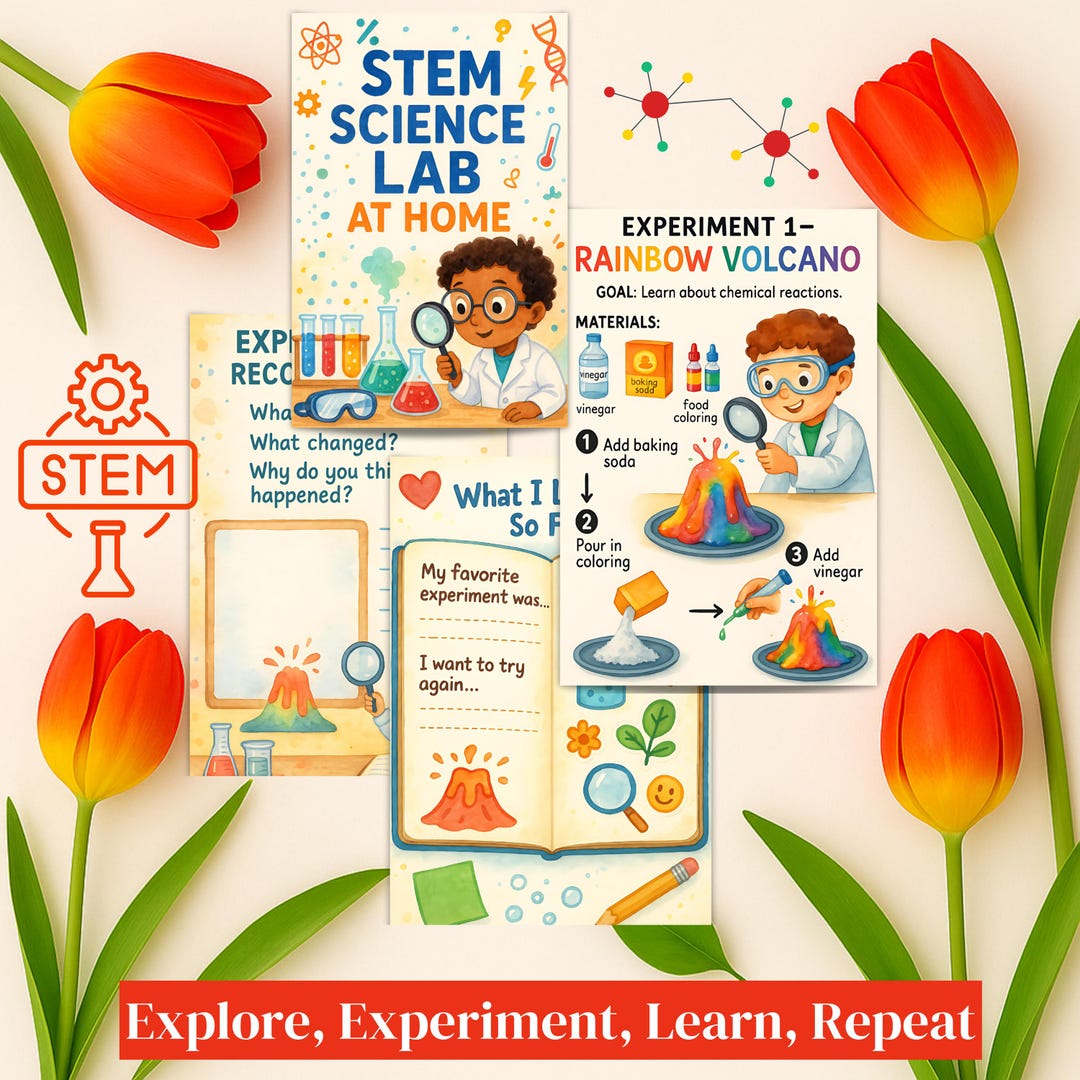 STEM Science Workbook for Kids Grades 1–3 | Hands-on Experiments ...