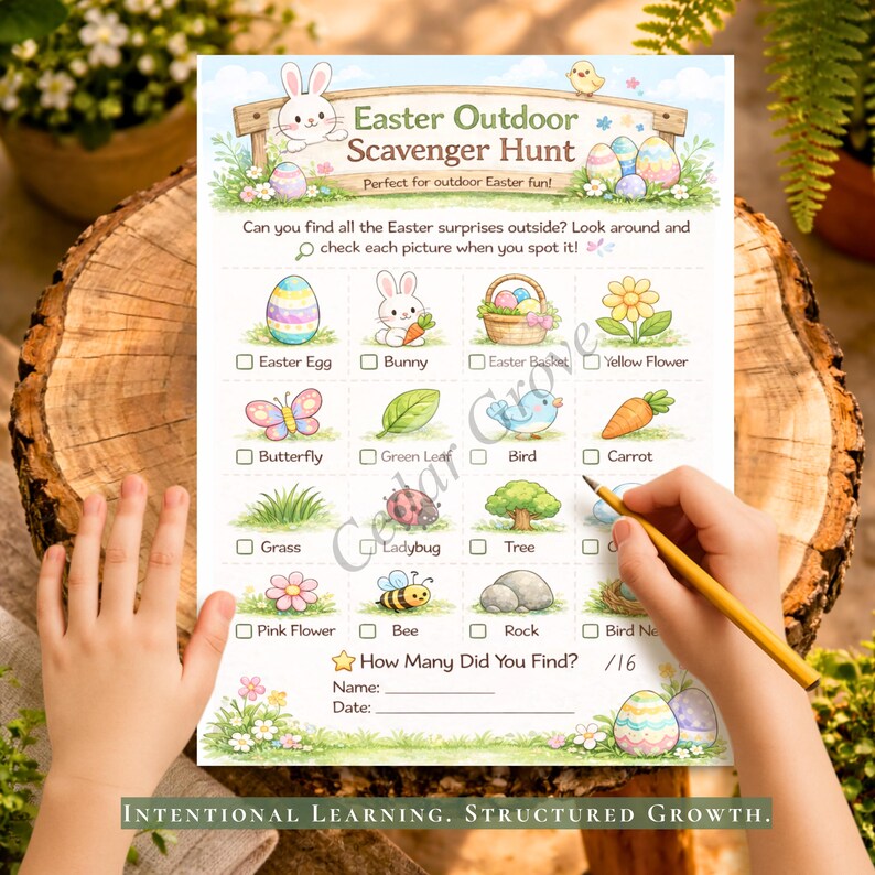 Easter Scavenger Hunt for Kids Printable | Keeps Kids Busy Easter ...