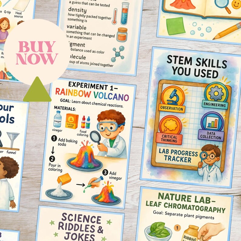 STEM Science Workbook for Kids Grades 1–3 | Hands-on Experiments ...