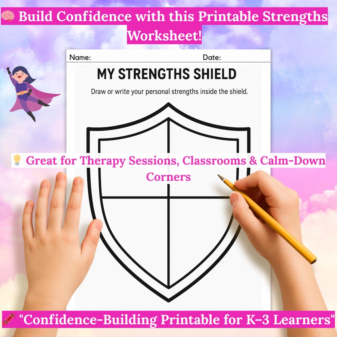Growth Mindset Strengths Worksheet for Kids, SEL Printable Activity PDF ...