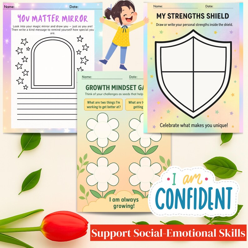 Emotional Regulation Worksheets for Kids Ages 5-10 | Feelings Wheel ...