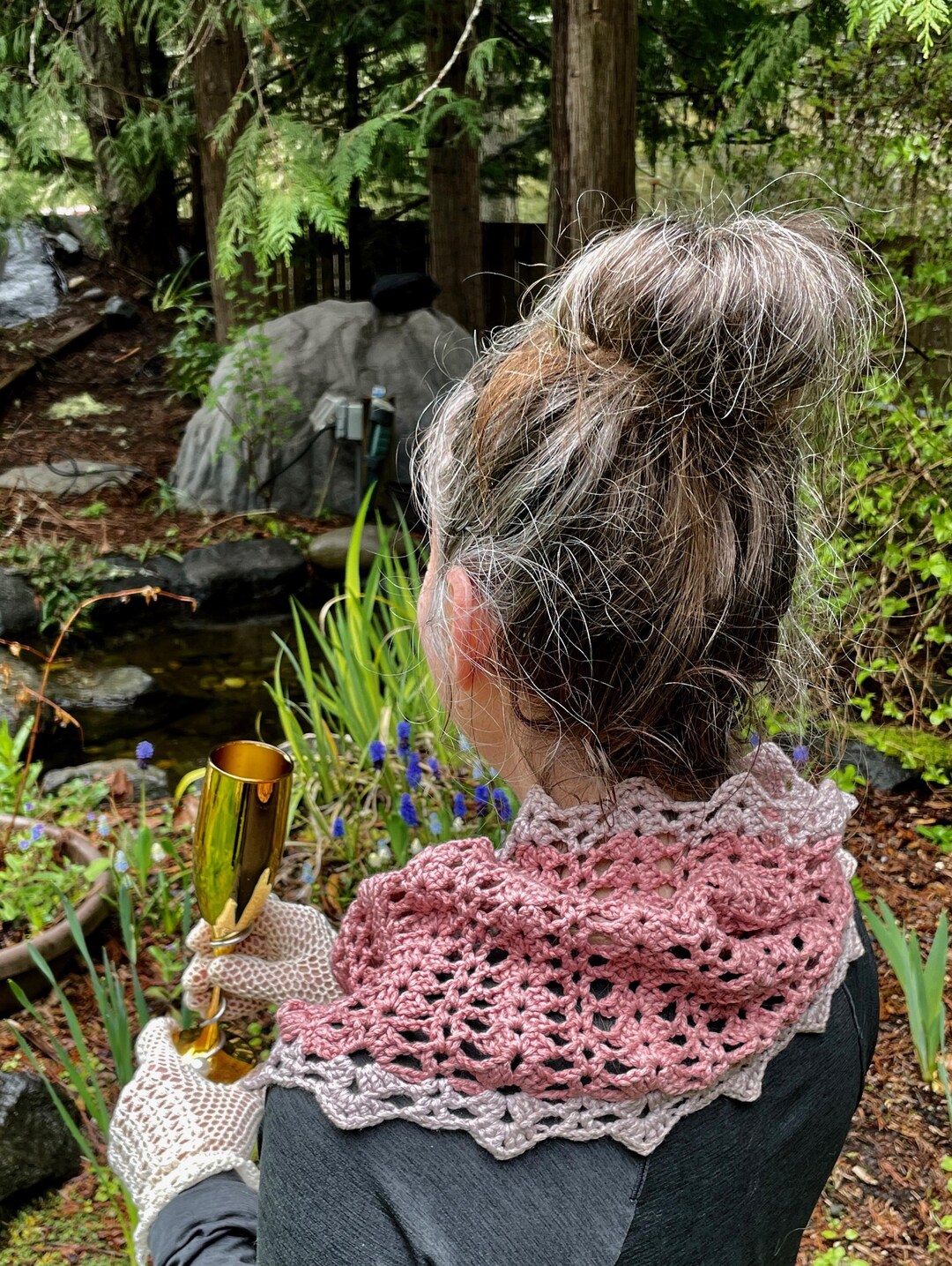 Victorian Lace Cowl Crochet Pattern - Etsy