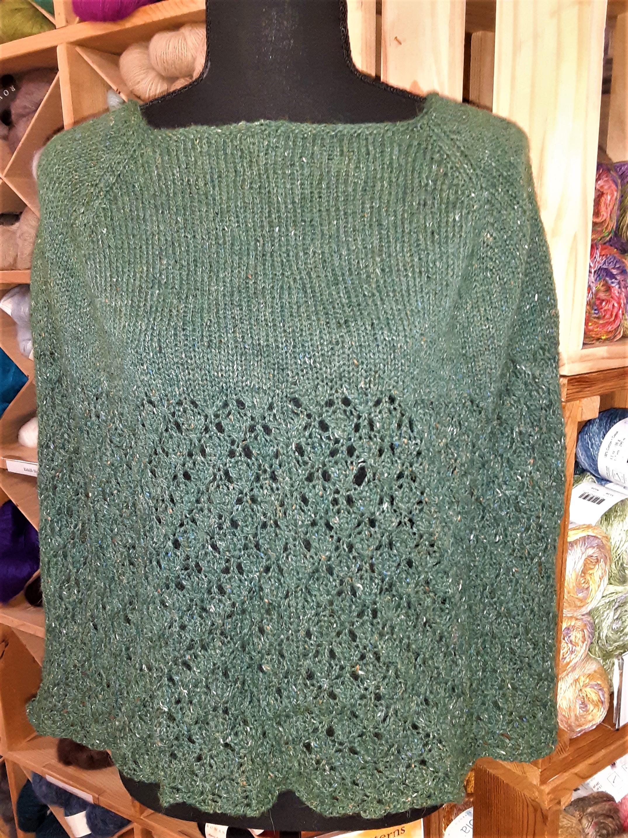 English Garden Poncho Knit Pattern - Etsy