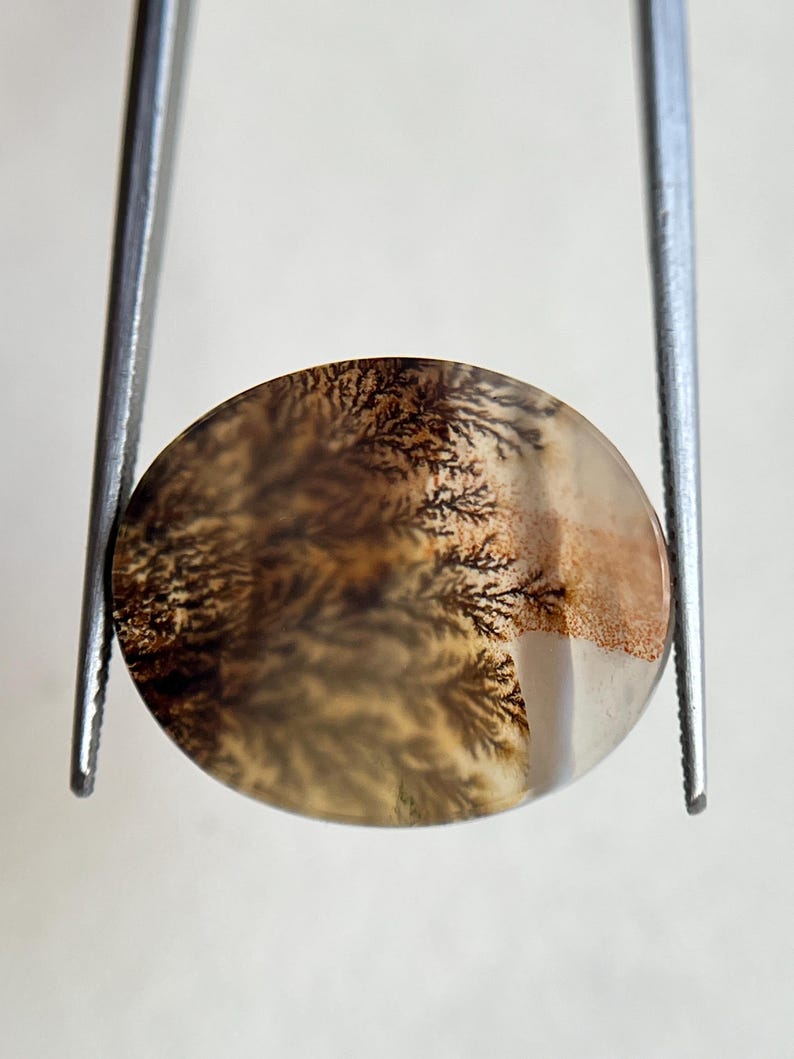 Scenic Dendritic Sazar Semi Precious Gemstone for Jewellery Making AAA ...