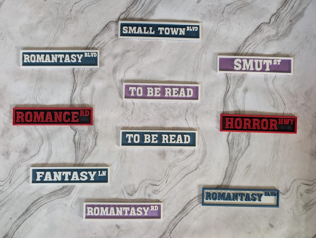 Bookish Street Signs - Etsy