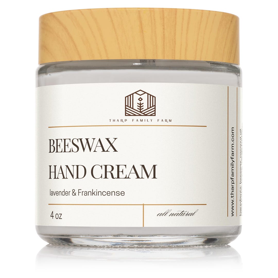 All Natural Beeswax Hand Cream - Etsy
