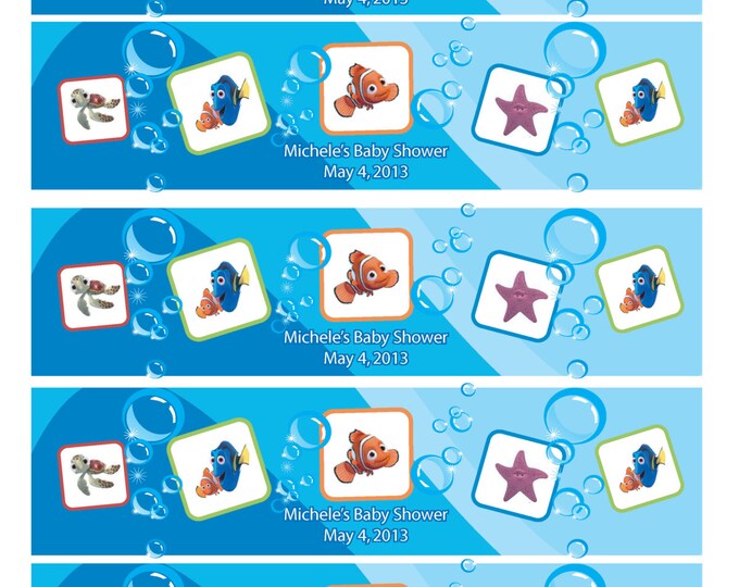 Printable Finding Nemo Themed Baby Shower Word Search - Etsy
