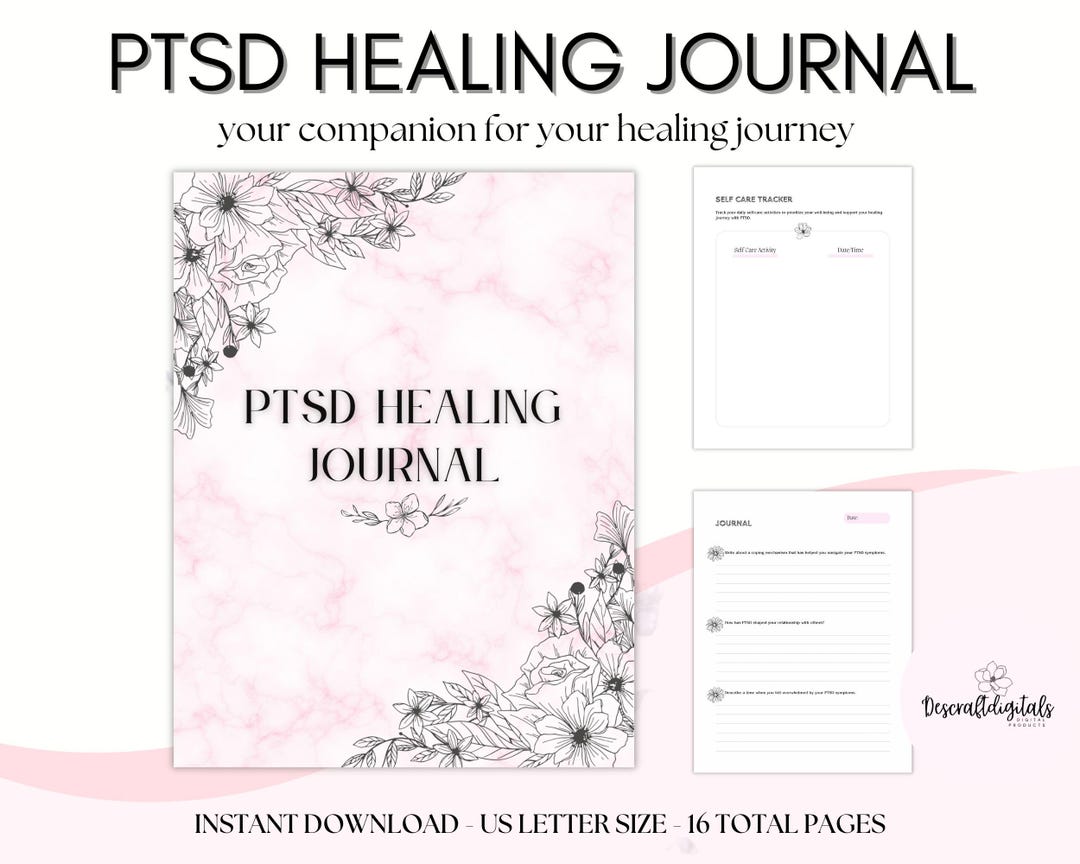 PTSD Healing Journal| Trauma Recovery Workbook| Mental Health & Self ...