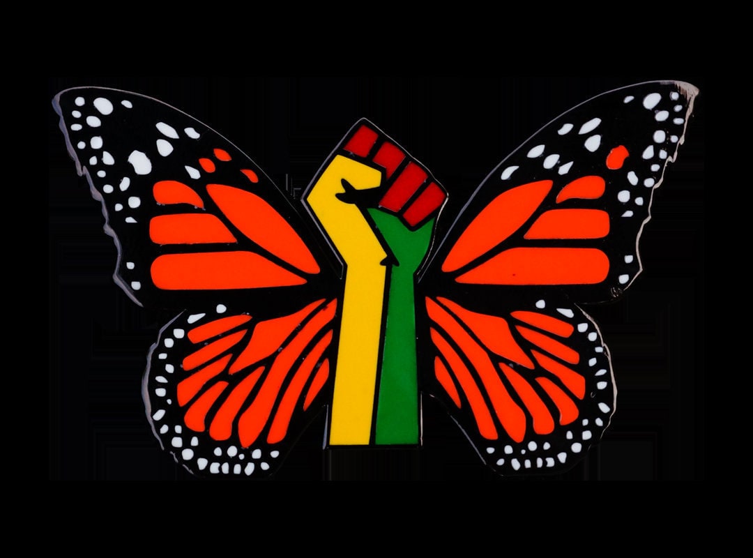 Unisex Fist Pin Solidarity Enamel Lapel Pin Black Lives Matter Pins ...