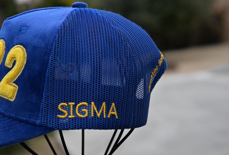 SGRHO GIFT IDEAS | Sgrho Paraphernalia | Blue and Gold 1922 Sigma Hats ...