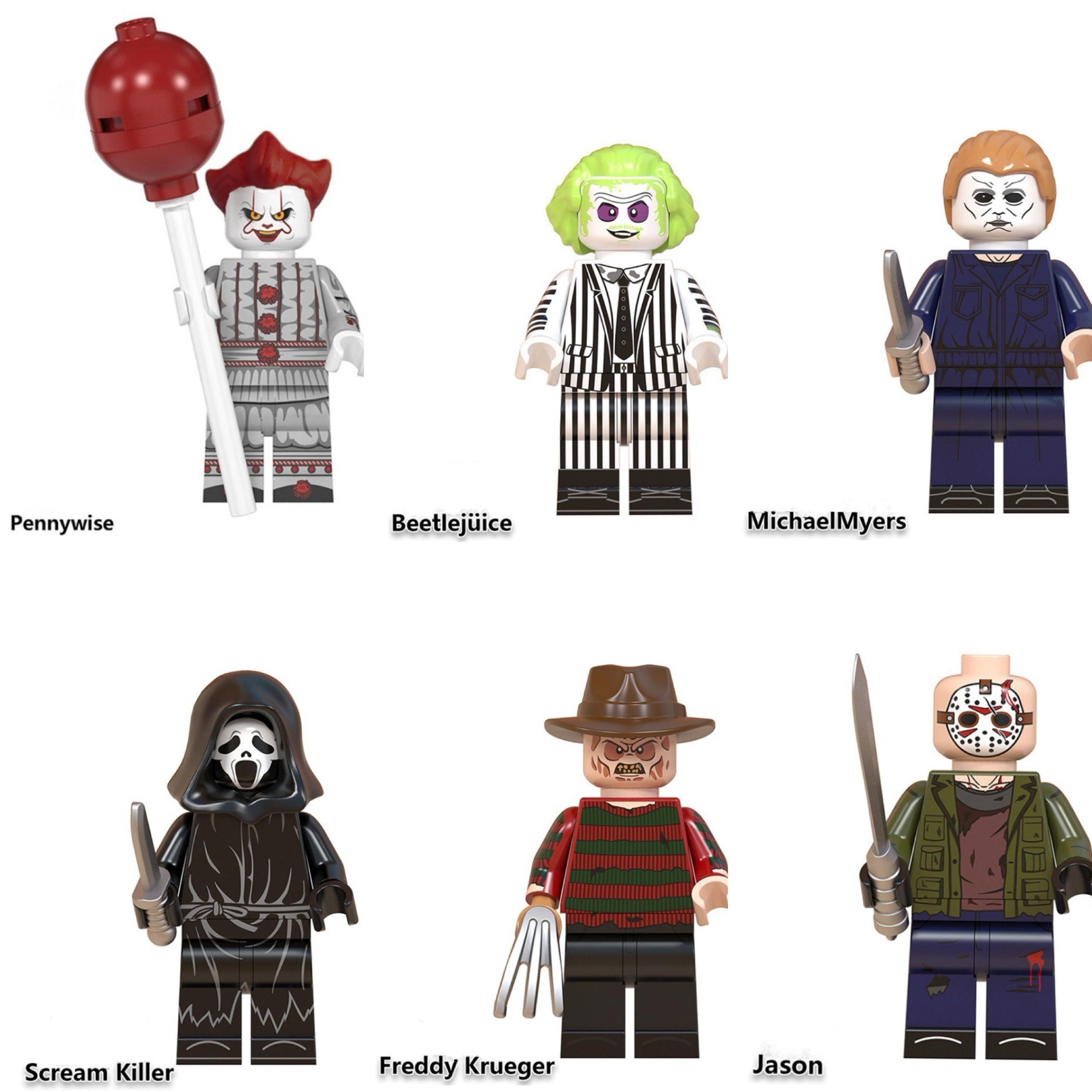 Custom Horror Minifigures Halloween Minfigs Tokens - Etsy