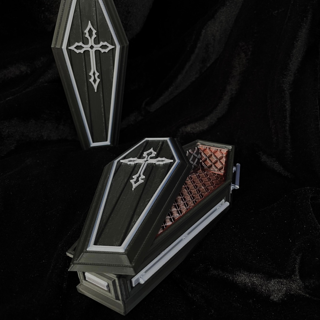 Decorative Coffin Storage Stash Box-gothic Style 3D Printed Storage ...