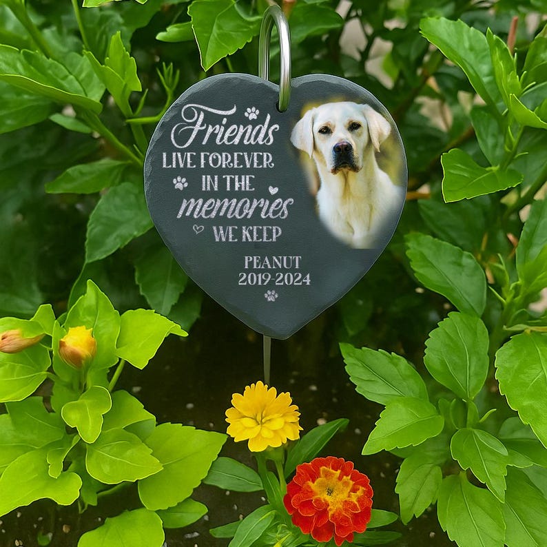 Engraved Pet Memorial Garden Stone – Personalized Dog Loss Gift With ...