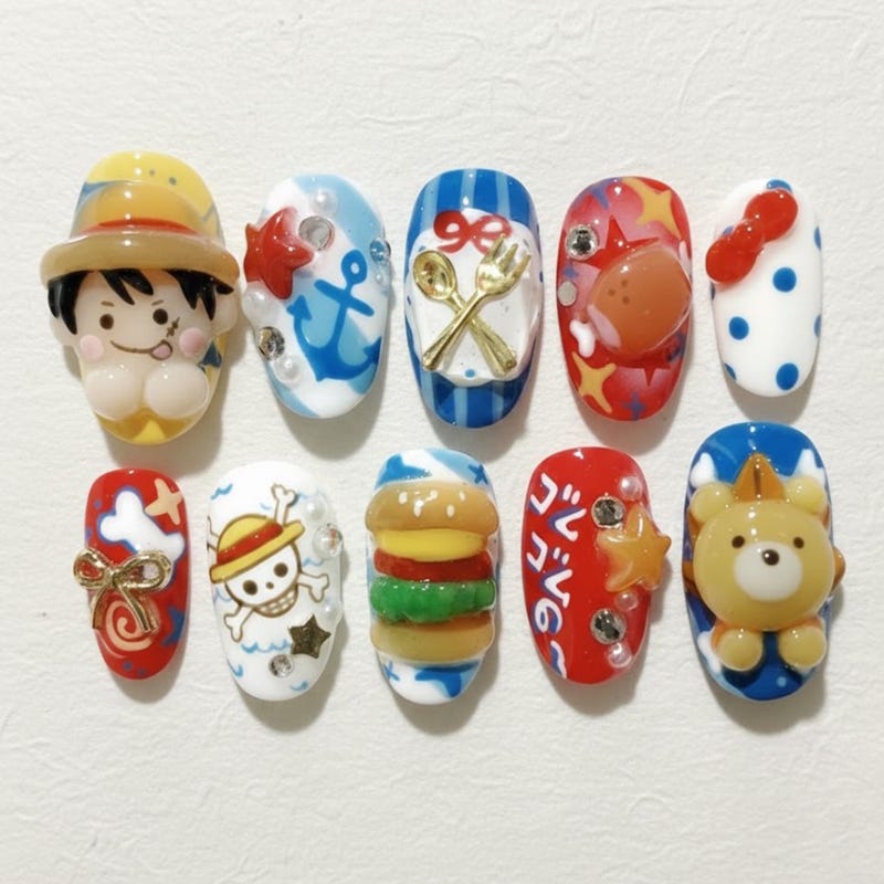 One Long Nails - Etsy