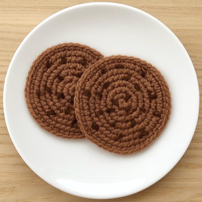 Crochet Cookies Pattern - Easy Oreo Jam Biscuits Play Food Kids ...