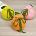 Crochet Fruit Bag Pattern - Easy Beginner Drawstring Summer Cottagecore ...