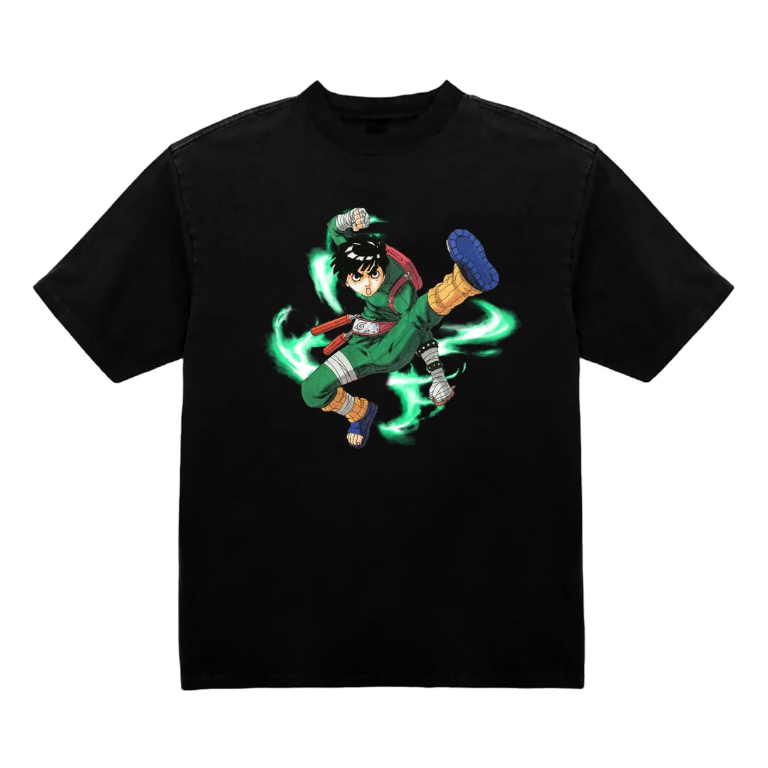 Rock Lee NARUTO Anime T-shirt: Vintage Manga Graphic Tee - Etsy