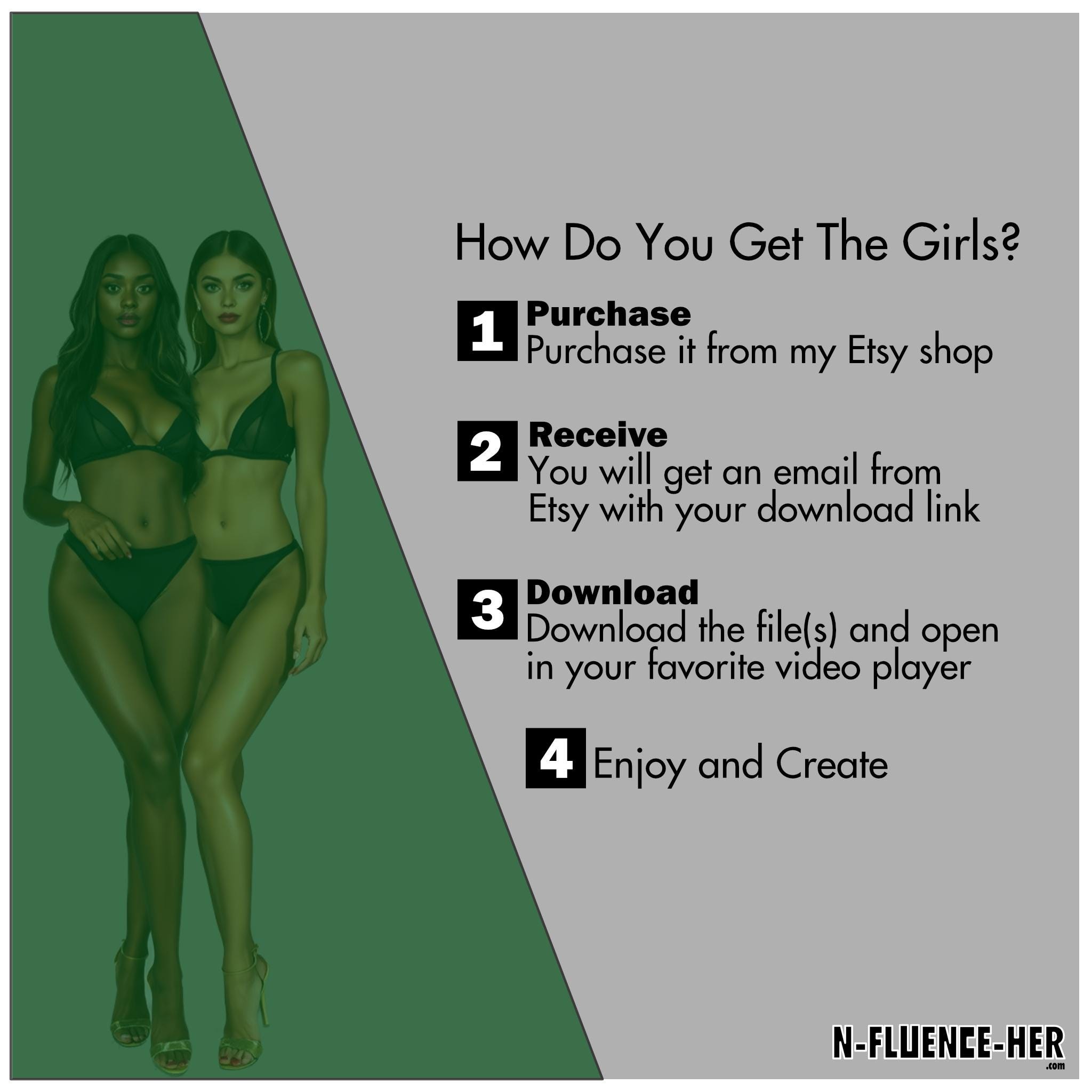 NSFW Pajama Party –animated AI Video Bundle Pack 4 for Onlyfans, Fansly, Fanvue | Realistic ...