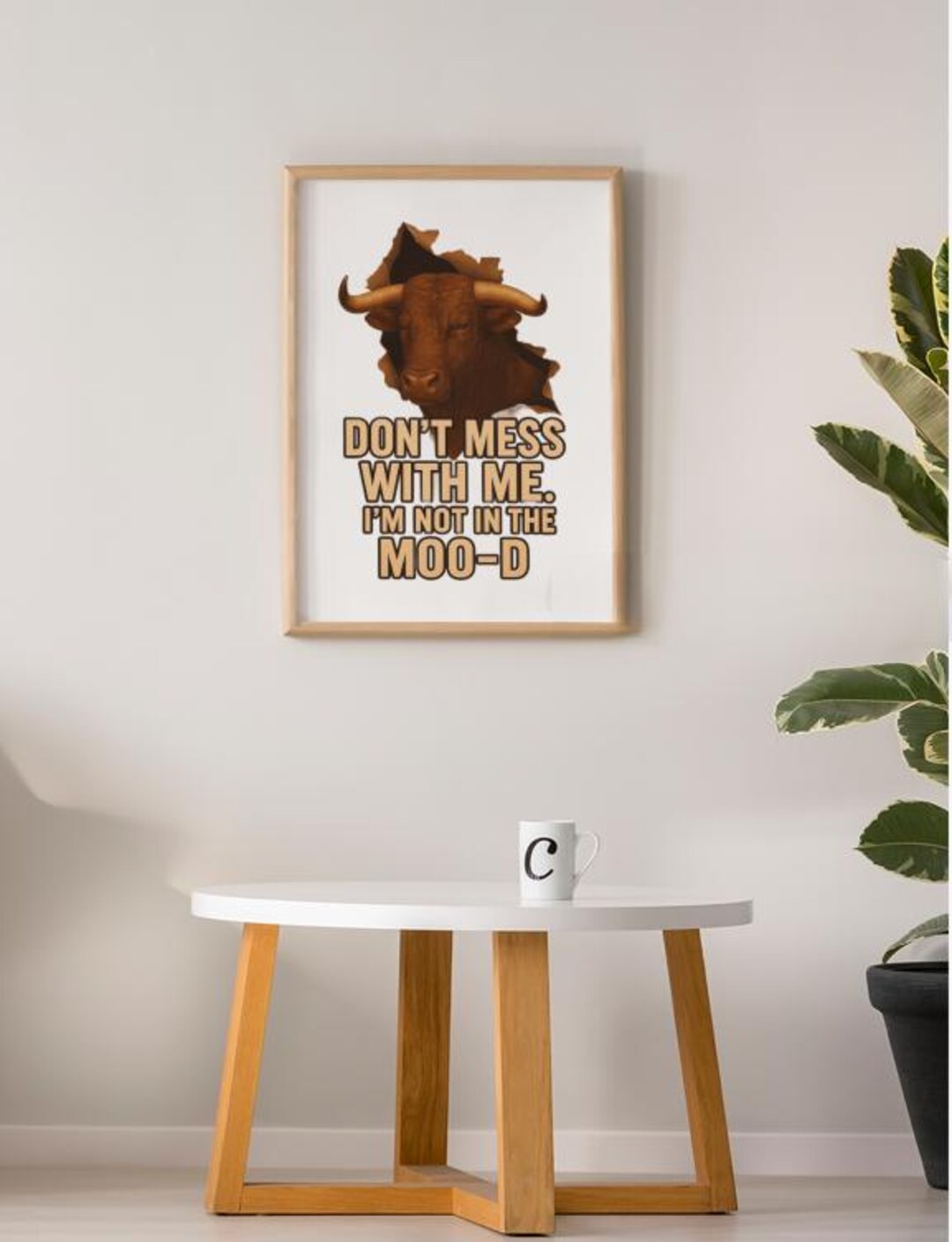 Matte Vertical Posters, Angry Bull Poster, Don't Mess With Me, I'm Not ...