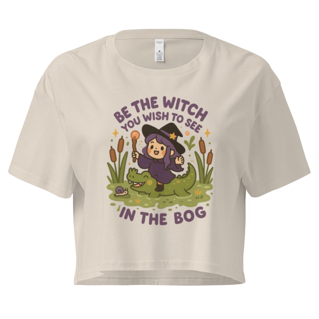 Witch You Wish to See in the Bog Women’s Crop Top - Etsy