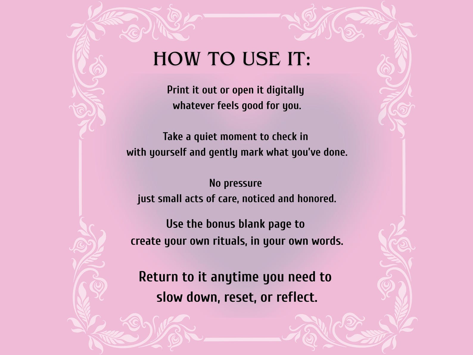 Gentle Daily Reset Checklist | Anxiety & Overthinking Self Care Routine ...