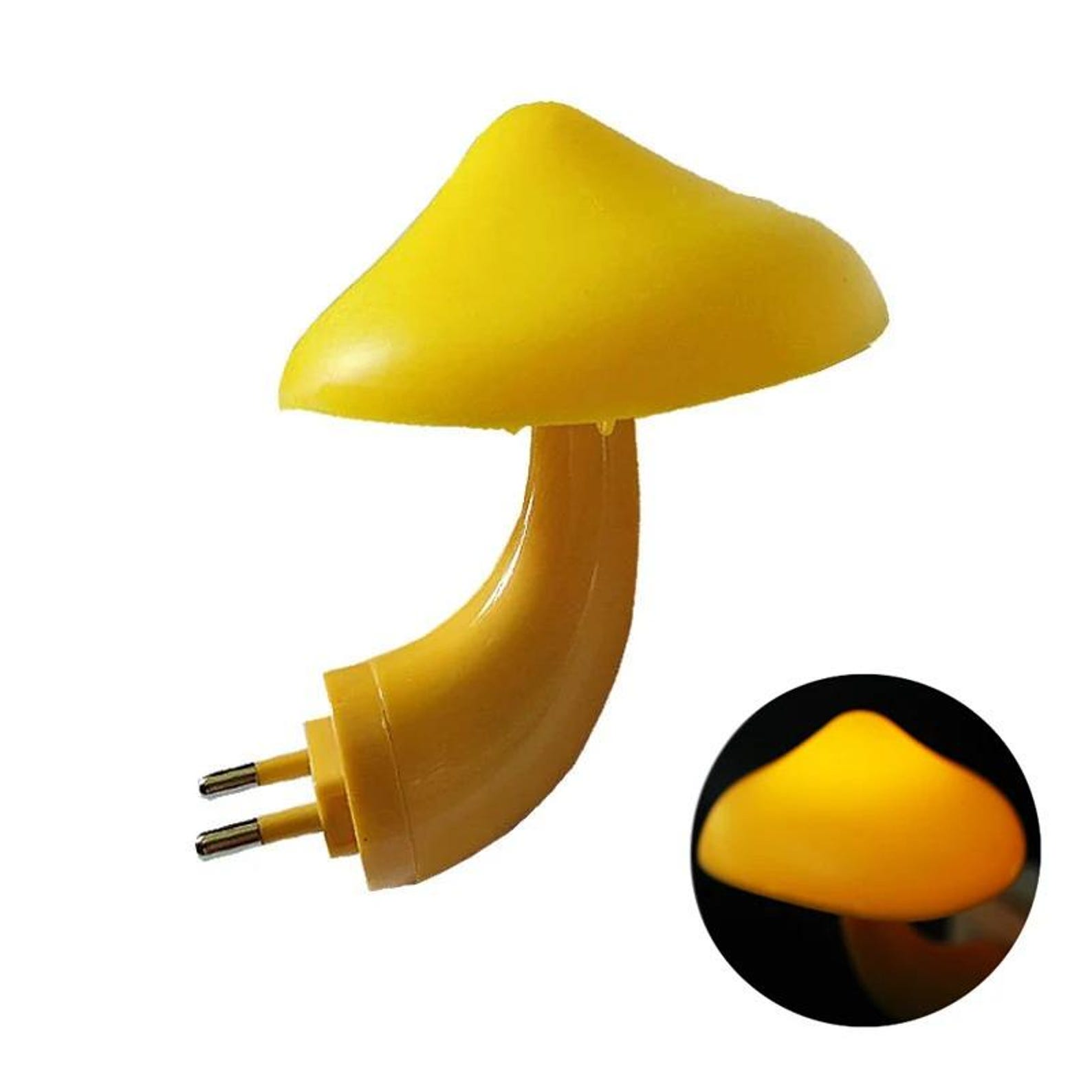 LED Night Lights Mushroom Shape - Bedroom Light - Decor Wall Lamps ...