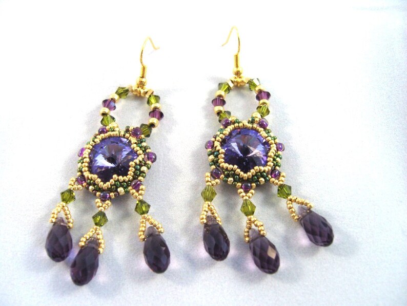 Pattern Tutorial Beaded Earrings Etsy